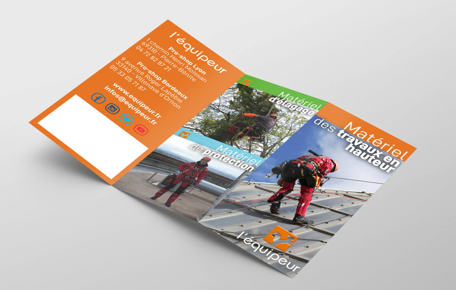 Création dépliant présentation - Ubux 360